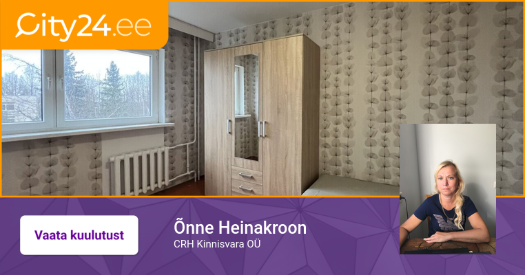 Üürikorter - Tartu linn, Annelinn, Mõisavahe tn 34 - 30.3 m², 1 tuba ...